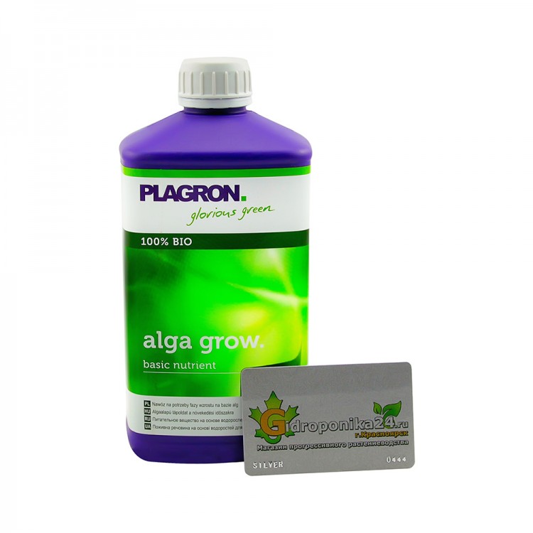 GrowDom : Органическое удобрение Alga grow Plagron 1 л